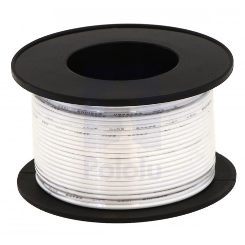Stranded Wire White (22 AWG 50 Feet) - X2 Robotics in Canada